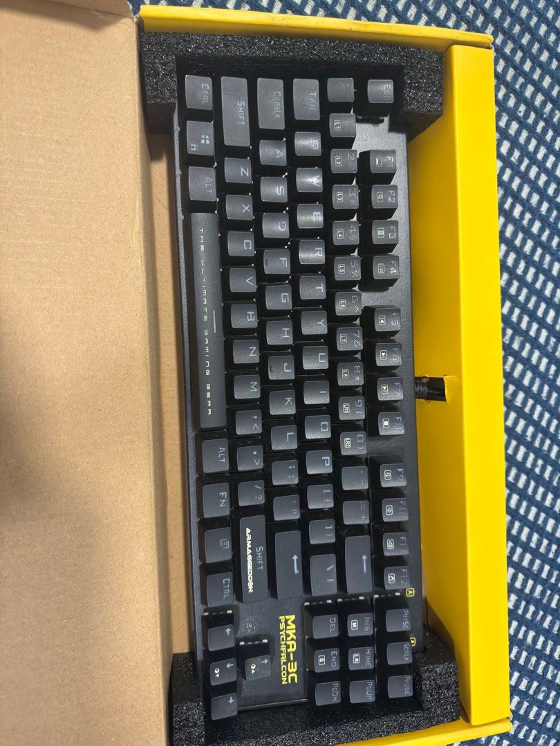 MKA 3C PSYCHFALCON Mechanical Keyboard, Computers & Tech, Parts ...