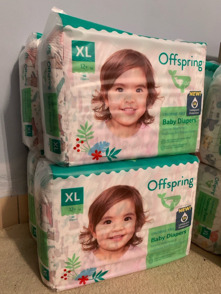 Offspring Tape XL Diapers, Babies & Kids, Bathing & Changing, Diapers ...