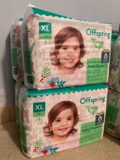 Offspring Chlorine-Free Baby Diapers (L), Babies & Kids, Bathing ...
