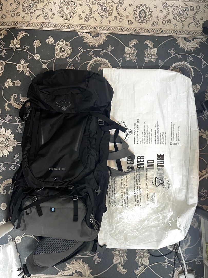 Osprey kestrel 58L, Men's Fashion, Bags, Backpacks on Carousell