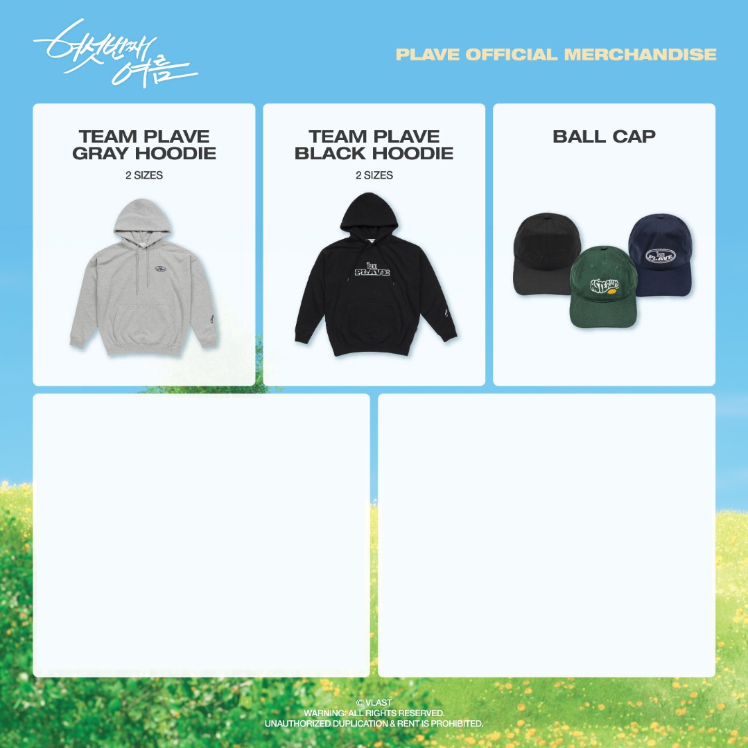 [POB] PLAVE - 'The Sixth Summer' MD (TEAM PLAVE Hoodie / Ball Cap ...