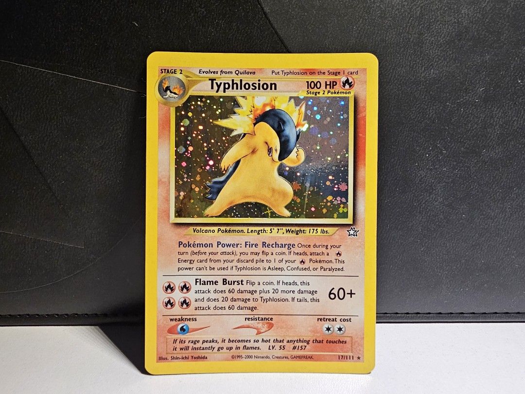 Pokemon Vintage TCG - Typhlosion Neo Genesis 17/111 Family, Hobbies ...