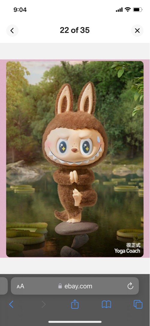 (in stock) Popmart Labubu Lazy Yoga Secret (Yoga Coach), Hobbies & Toys ...