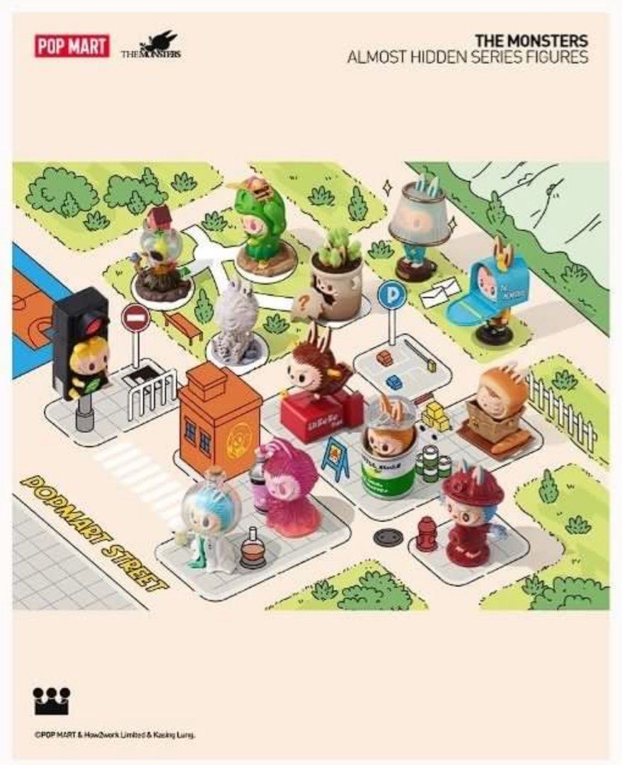 Popmart Labubu The Monsters Almost Hidden series - Sealed, rare ...