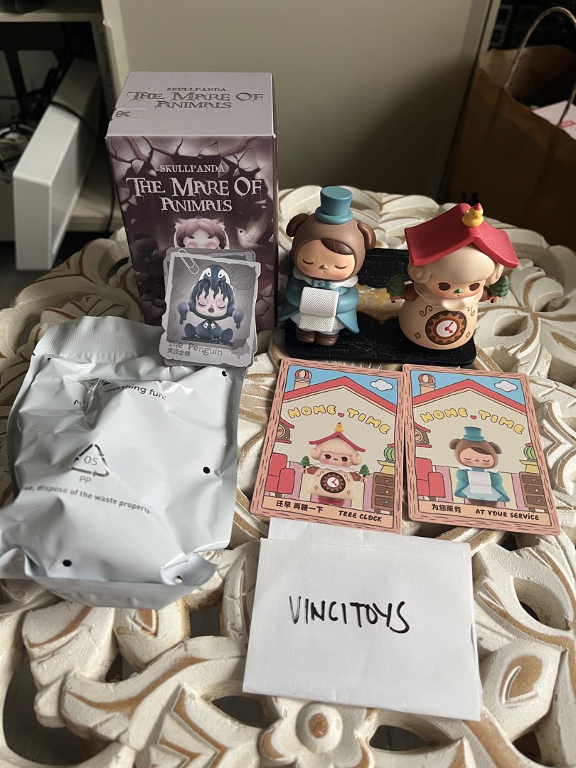 Popmart Skullpanda Penguin buy 1 take 2, Hobbies & Toys, Toys & Games ...