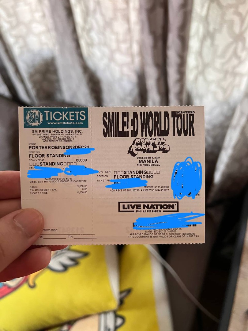 Porter Robinson - SMILE! :D WORLD TOUR MANILA, Tickets & Vouchers ...