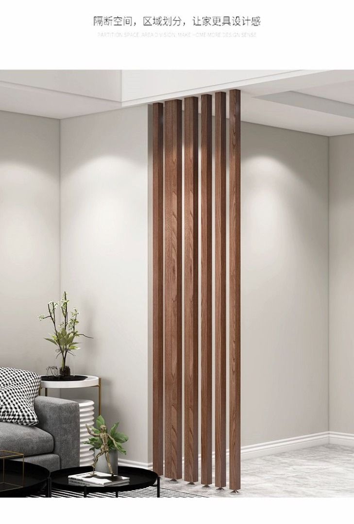 PVC Squaretube Wall Cladding Partition/Divider, Furniture & Home Living ...