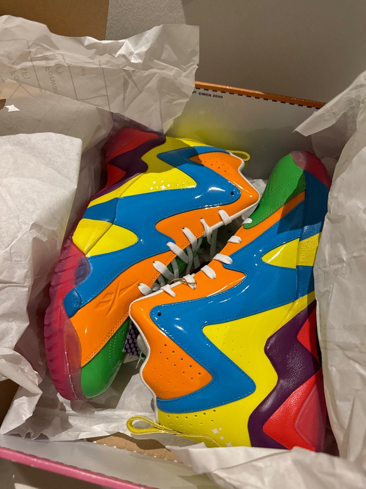 Reebok Kamikaze II - Candy Land size 11.5 with candyland board game ...