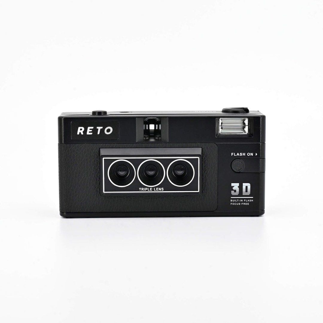 RETO 3D Classic 35mm Film Camera Classic Edition Built-In Flash Film ...