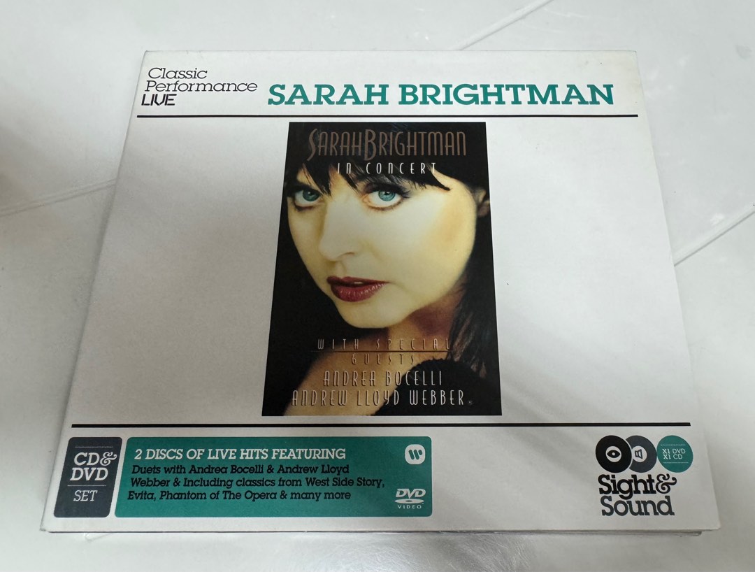Sarah Brightman Classic Performance LIVE [CD+DVD] 兩隻碟均無花 98%新 、紙套 over ...