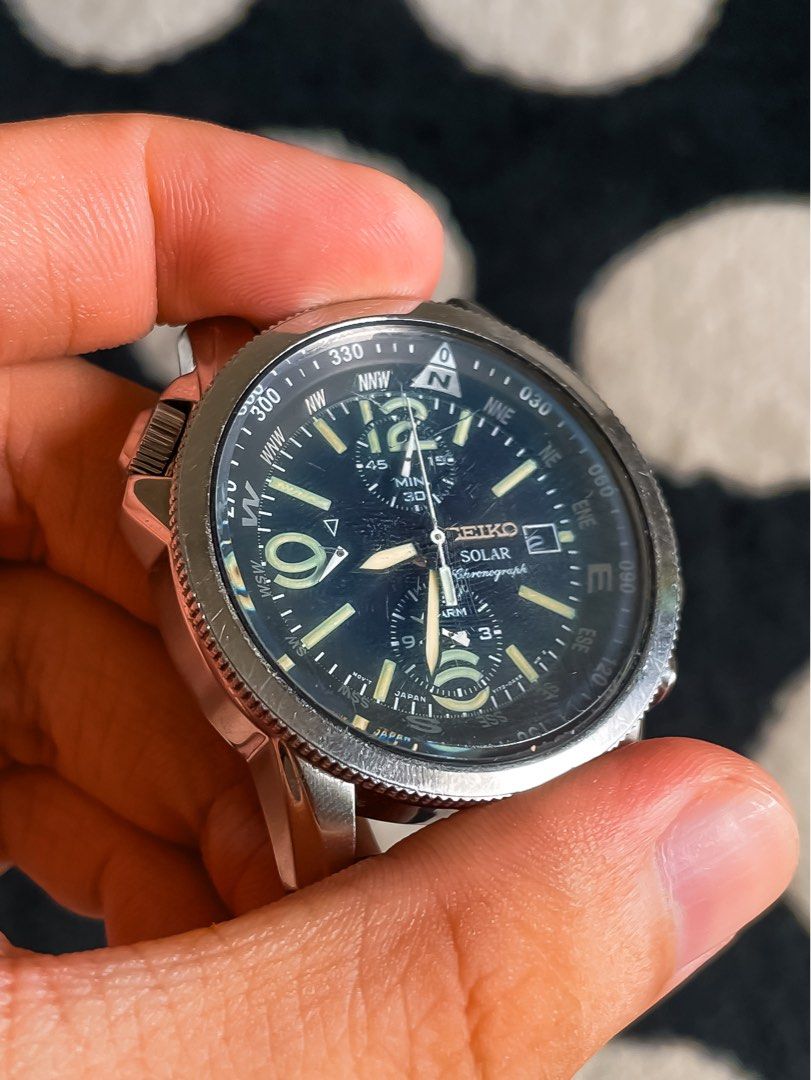 Seiko Adventure-Solar Chronograph SSC081, Men's Fashion, Watches ...