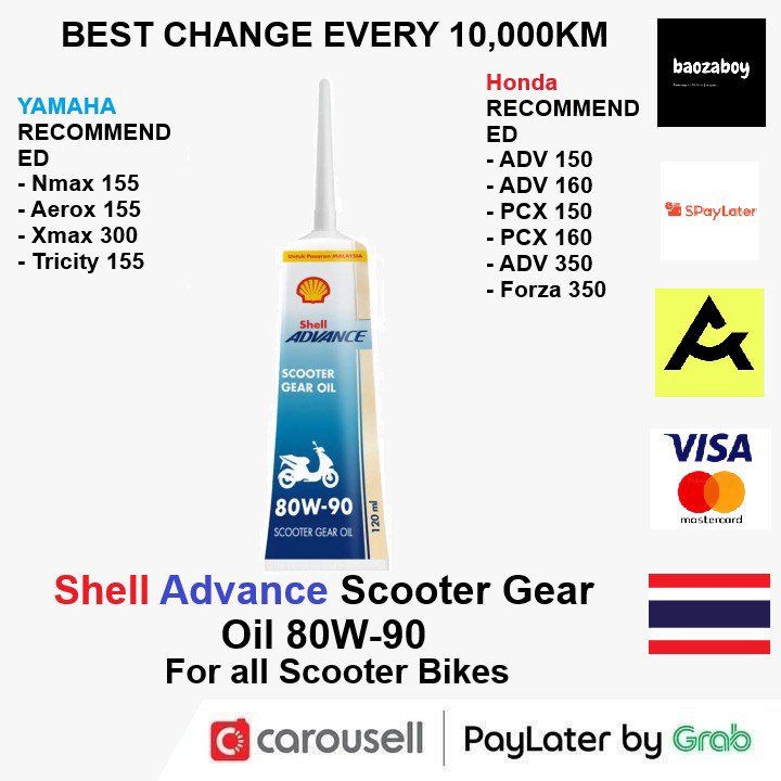 Shell Advance Scooter Gear Oil, Motorcycles, Motorcycle Accessories on ...