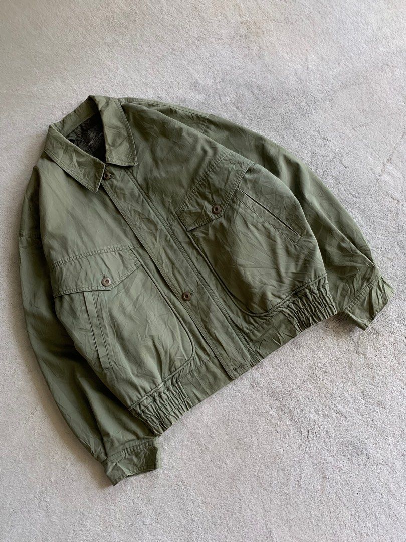Simple life cropped bomber jacket, Men's Fashion, Coats, Jackets and ...