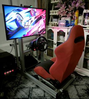 SIMMATCH PREMIUM RACING SIMULATOR COCKPIT, Video Gaming, Gaming ...