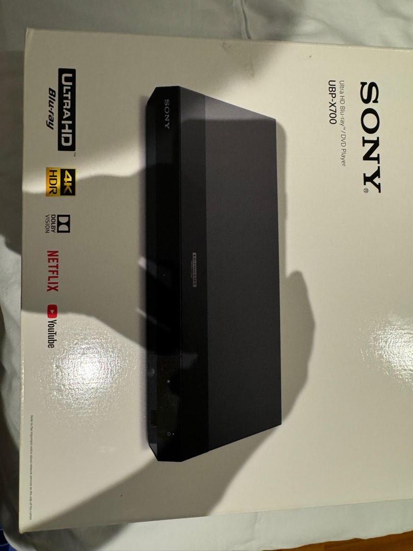 Sony UBP-X700 Uhd player, TV & Home Appliances, TV & Entertainment, Blu ...