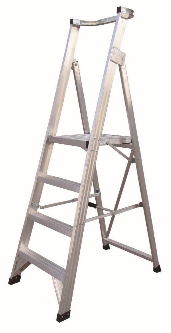 SPIDER Aluminium 3,4,5,6,7 Step Heavy Duty Industrial Platform Ladder ...