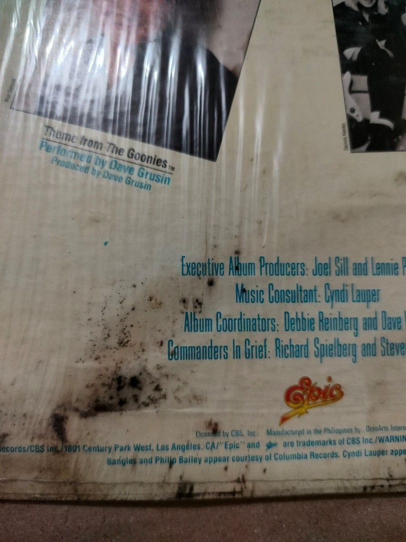 Steven Spielberg The Goonies Soundtrack A Richard Donner Film ...