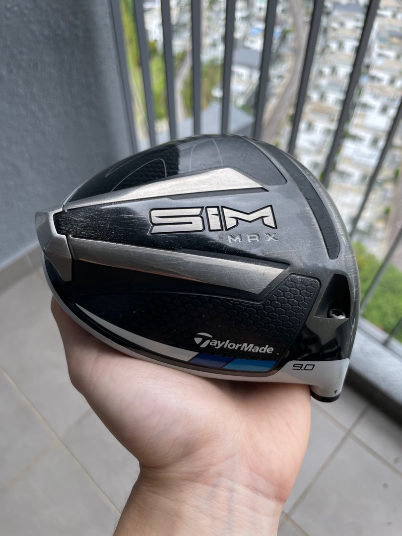 Taylormade Sim Max driver head, Sports Equipment, Sports & Games, Golf ...