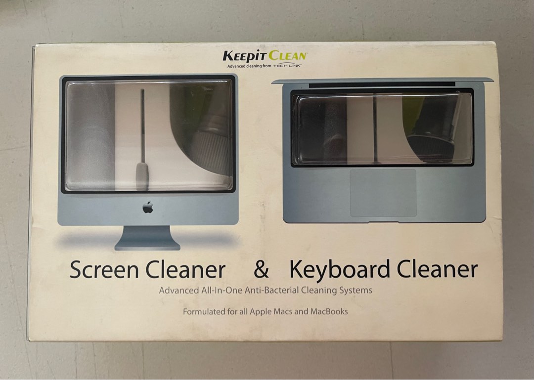 Techlink Keep It Clean Screen + Keyboard Cleaner, Computers & Tech ...