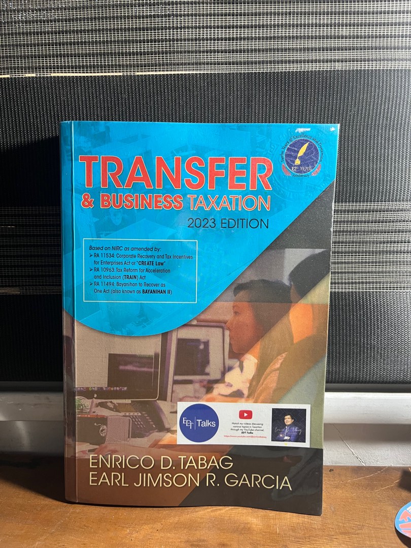 Transfer & Business Taxation 2023 (Tabag), Hobbies & Toys, Books ...