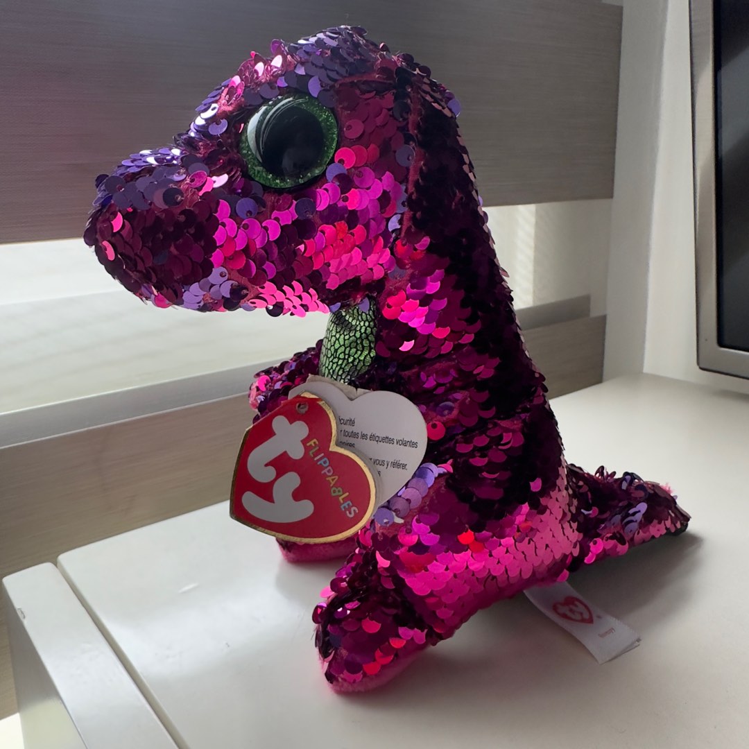 TY Flippables Stompy the Dinosaur, Hobbies & Toys, Toys & Games on ...