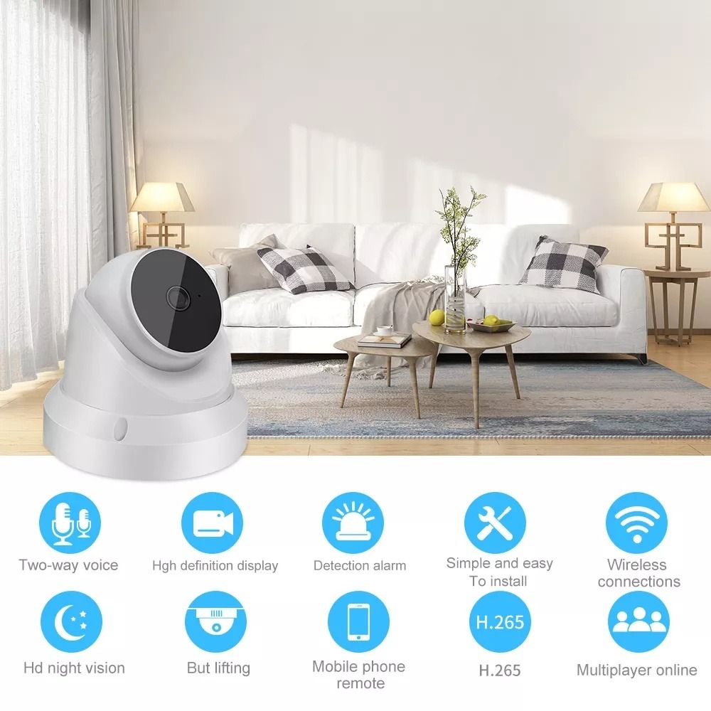 V380 Q1 Indoor Dome PTZ Camera 360° Horizontal Static Rotation Anti ...