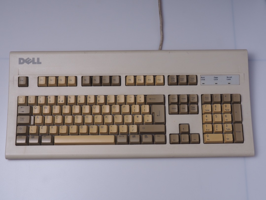 Vintage Dell AT102W Mechanical Keyboard, Computers & Tech, Parts ...