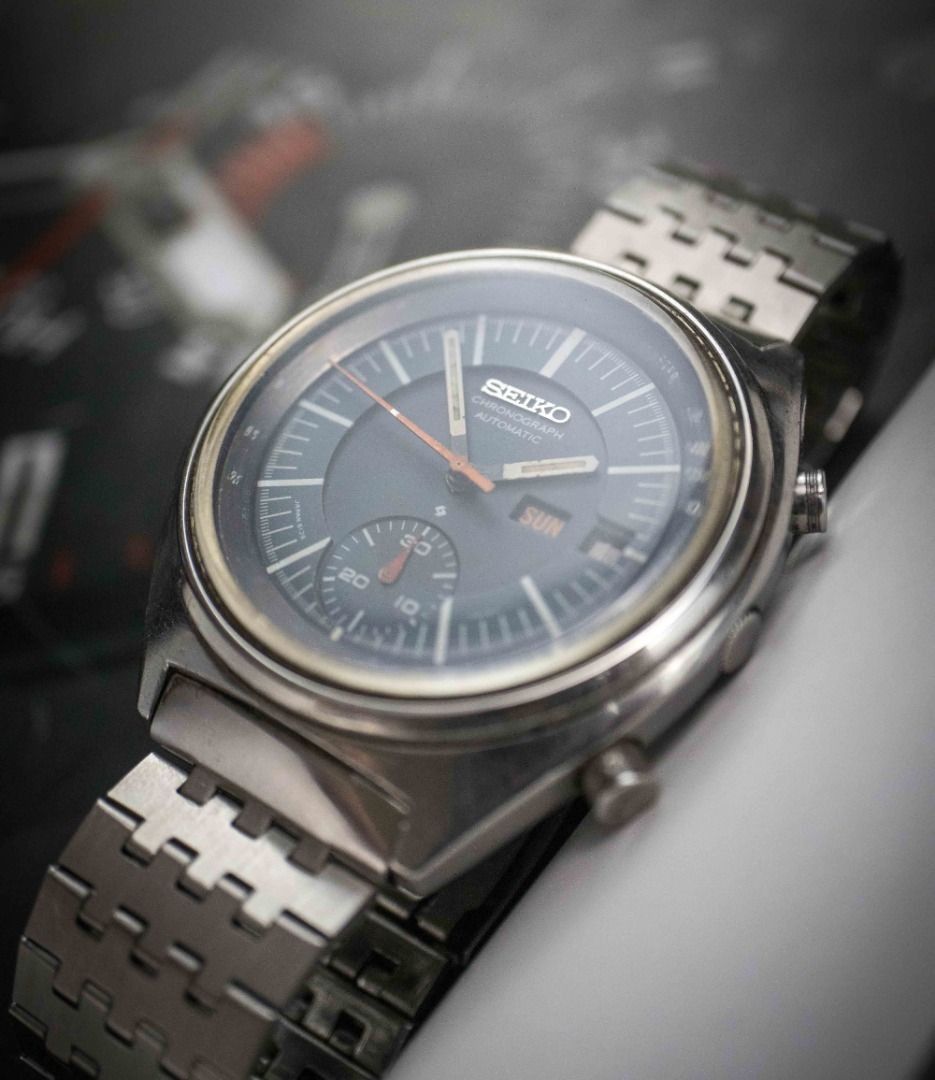 Vintage Seiko 6139-7071 "Baby Jumbo" Chronograph Automatic Watch, Men's ...