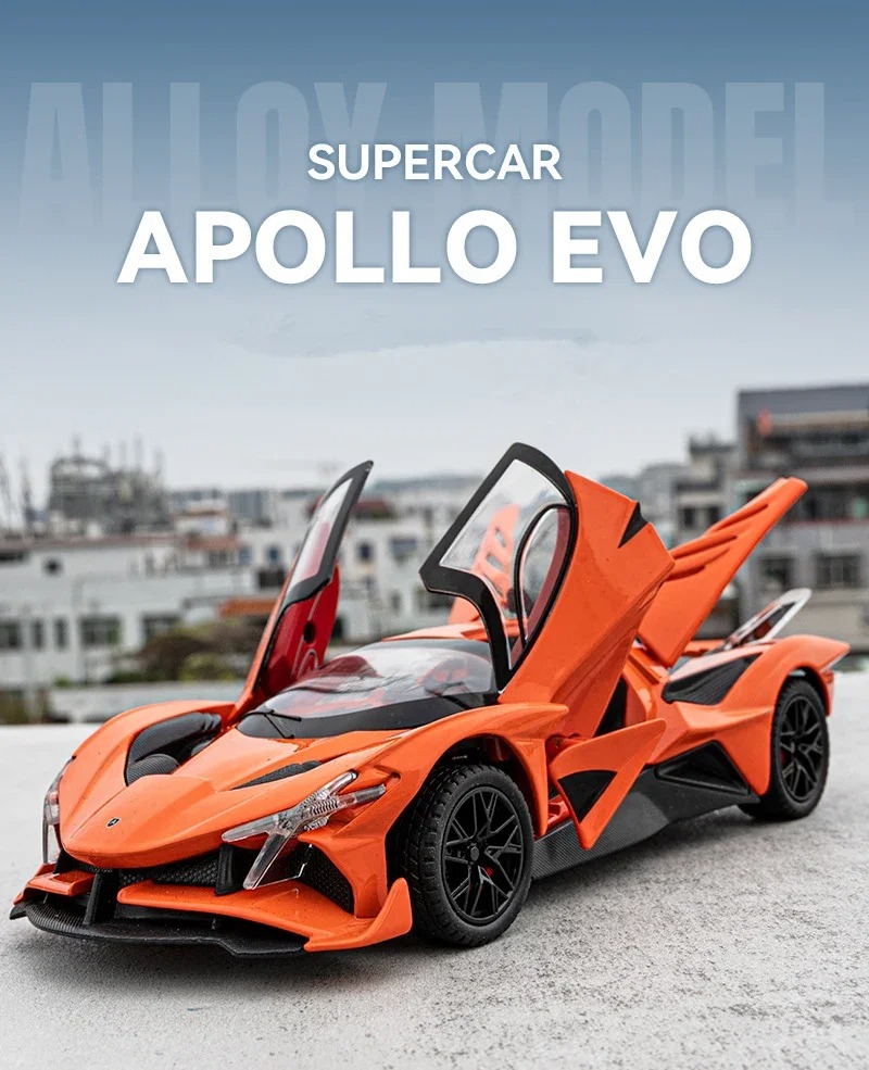 1:24 Apollo Project EVO Alloy Sports Car Model Diecast Metal Concept ...