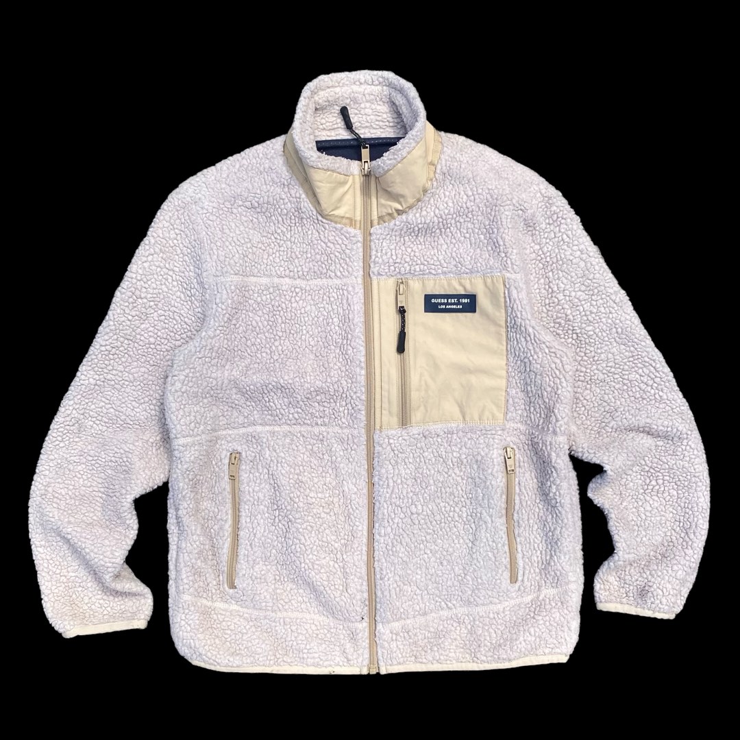 [20 x 25] Guess Fleece Jacket, Men's Fashion, Coats, Jackets and ...