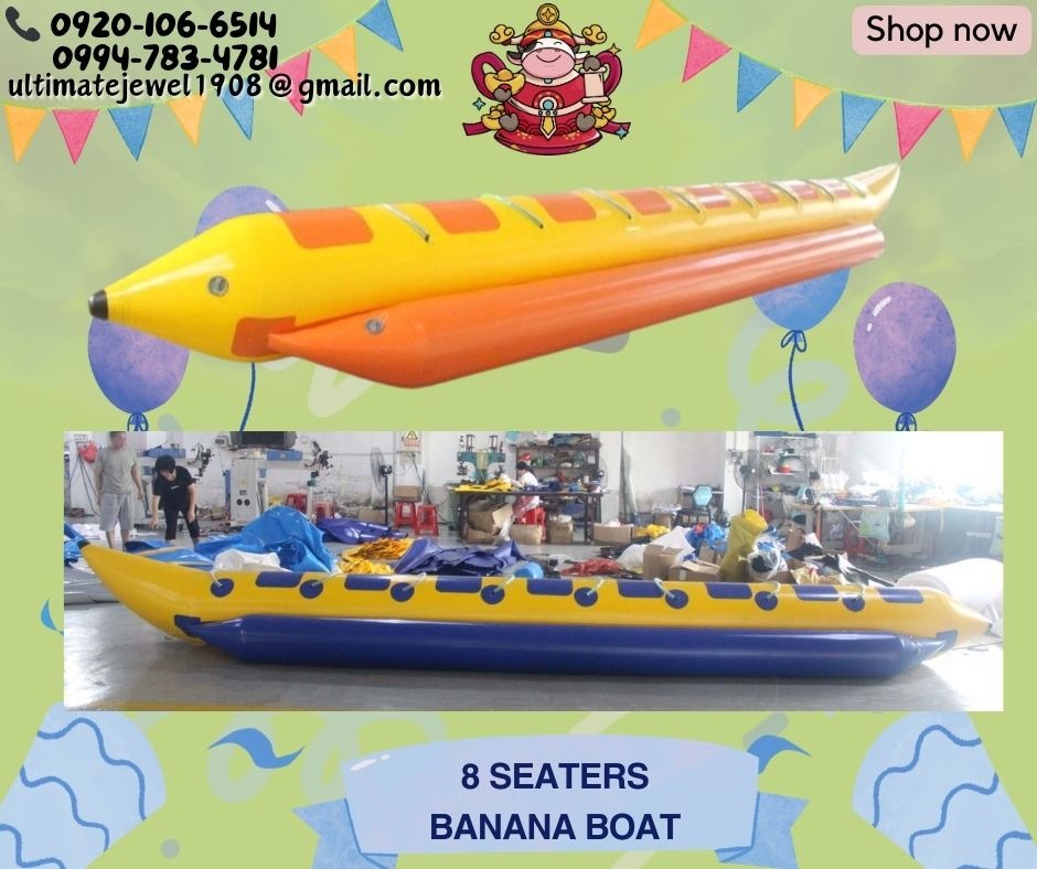 8 SEATERS INFLATABLE BANANA BOAT WATER SPORTS - BRAND NEW, Sports ...