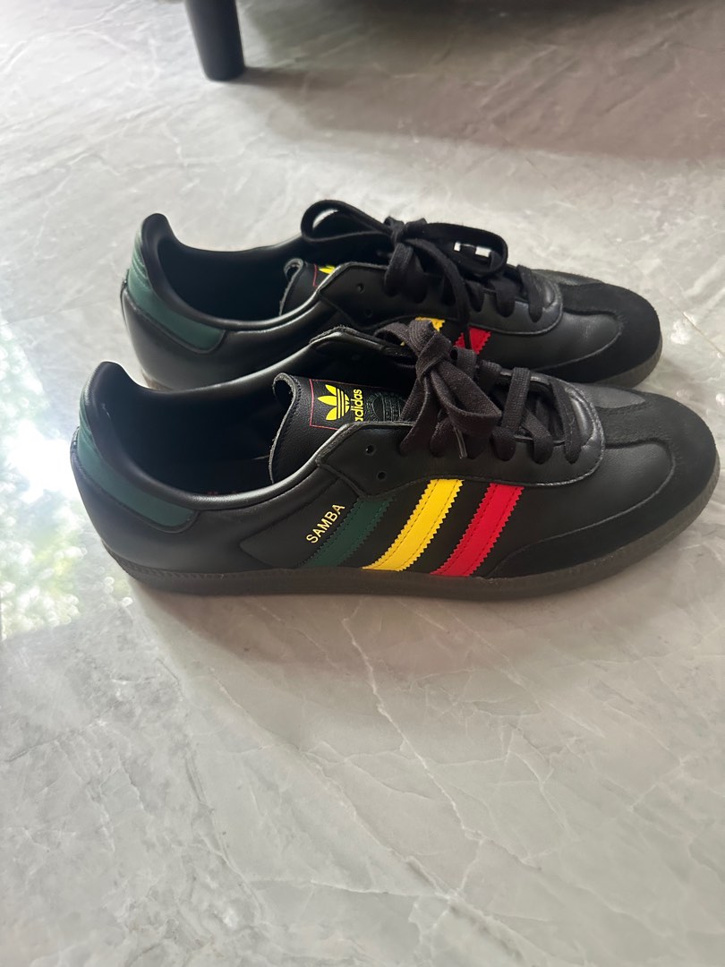 Adidas Samba Rasta, Men's Fashion, Footwear, Sneakers on Carousell