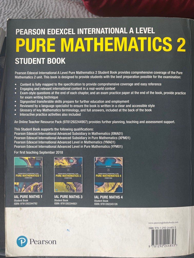 ALEVEL pure mathematics 2 edexcel, Hobbies & Toys, Books & Magazines ...