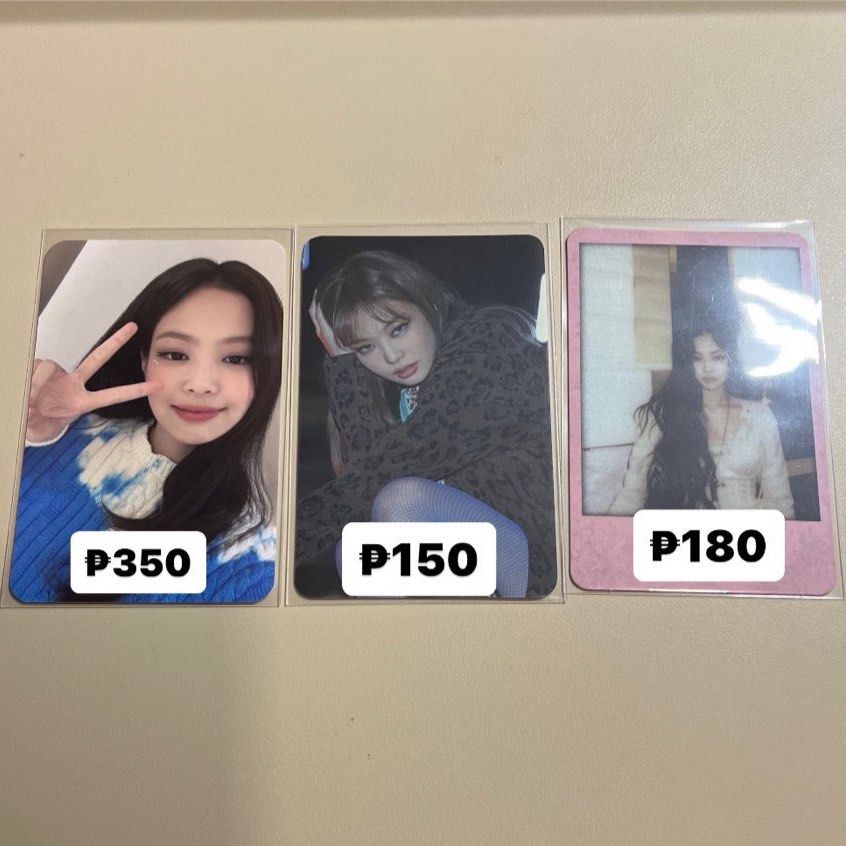 BLACKPINK Jennie photocards, Hobbies & Toys, Memorabilia & Collectibles ...