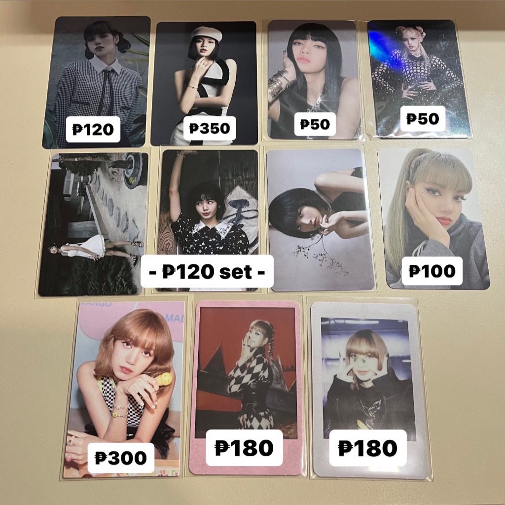 BLACKPINK Lisa photocards, Hobbies & Toys, Memorabilia & Collectibles ...