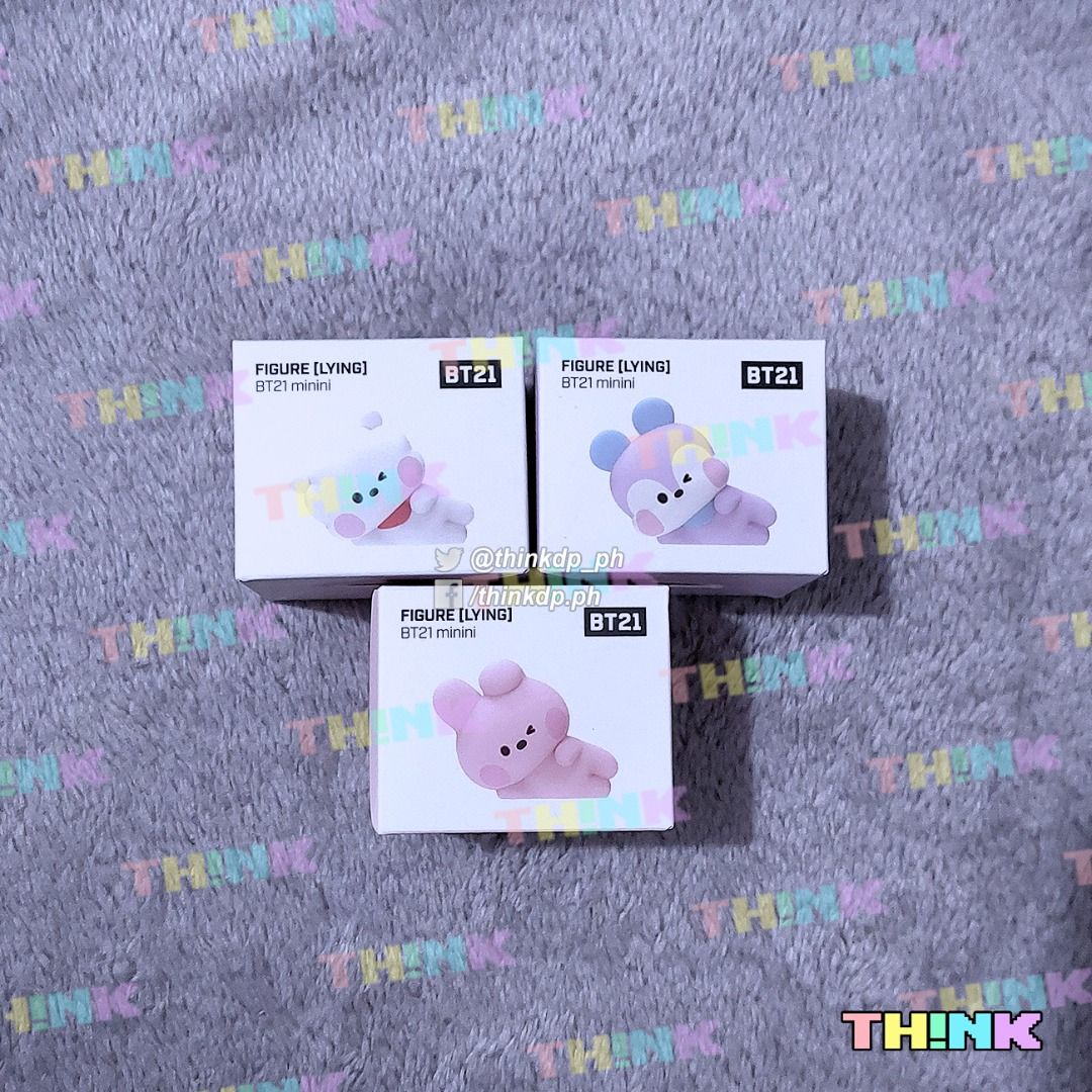 BT21 Minini Figure Lying ( rj mang cooky bts ), Hobbies & Toys, Memorabilia & Collectibles, K ...