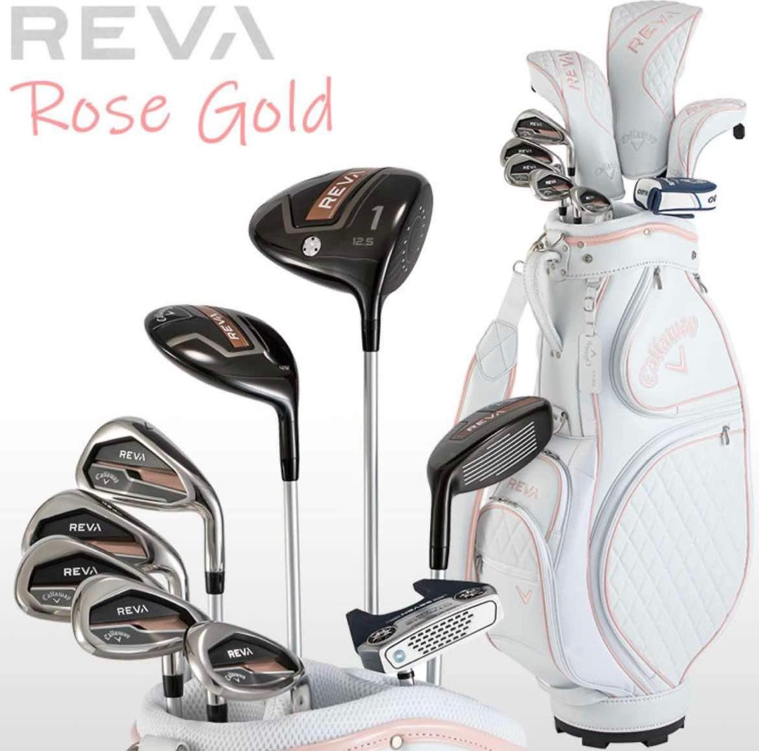 Callaway Reva Rose Gold Golf Club Set, Sports Equipment, Sports & Games ...