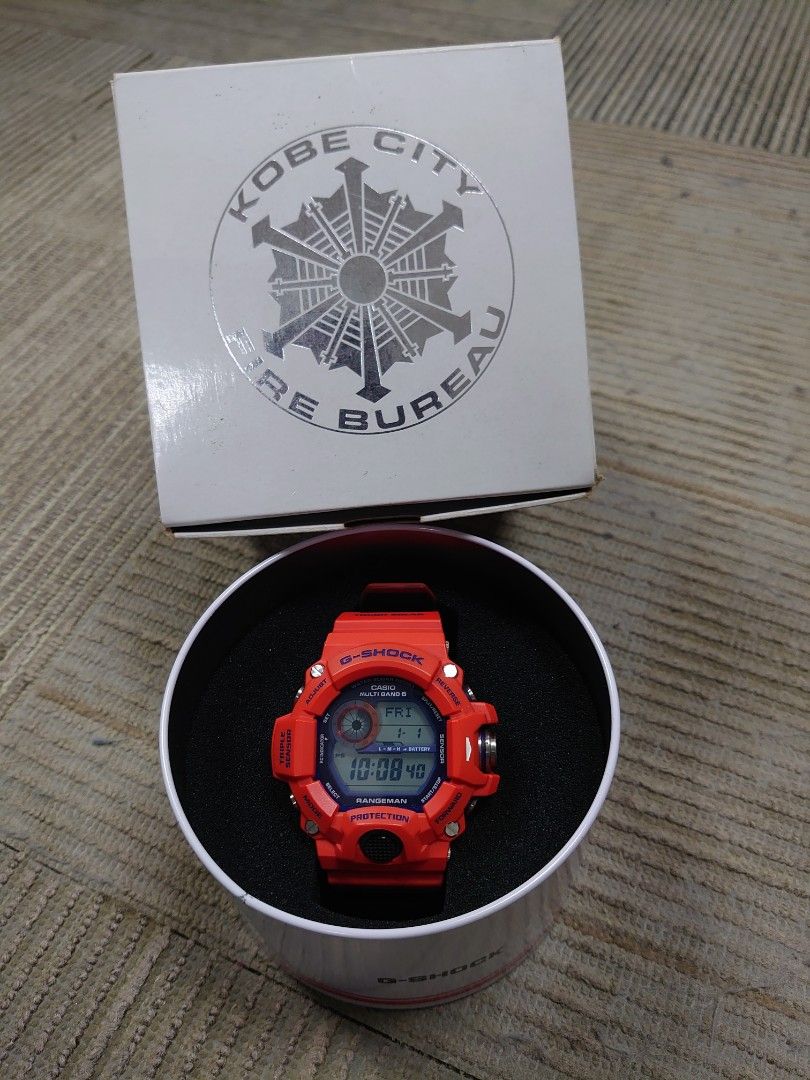 Casio G-Shock Rangeman city fire Kobe, Men's Fashion, Watches & Accessories, Watches on Carousell