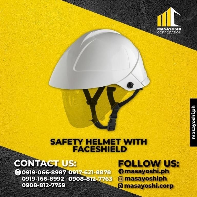 CATU Safety Helmet with Face Shield | MO-180-ARC12 | Headwear | PPE | Safety Helmet | Catu ...