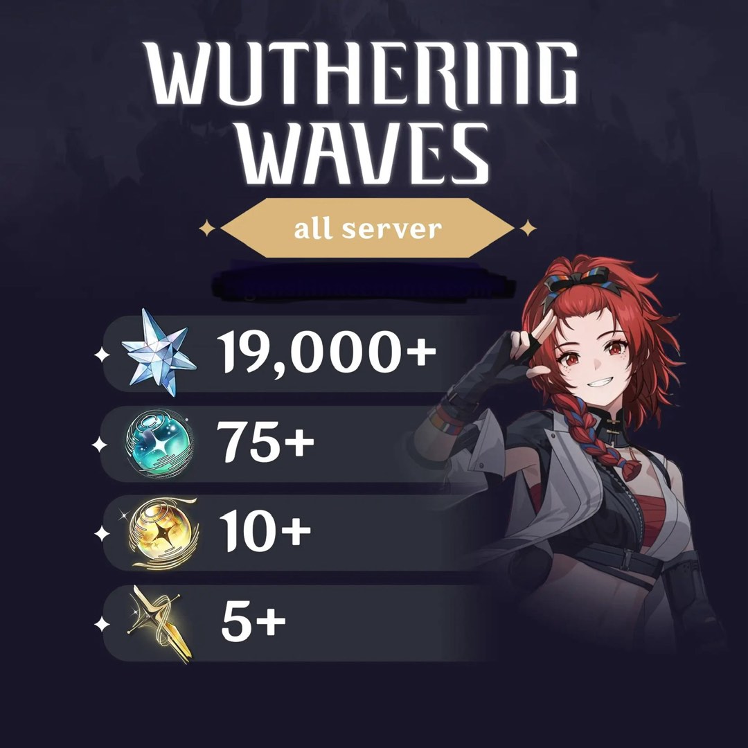 Cheapest Wuthering Waves Starter Accounts, Video Gaming, Video Games ...