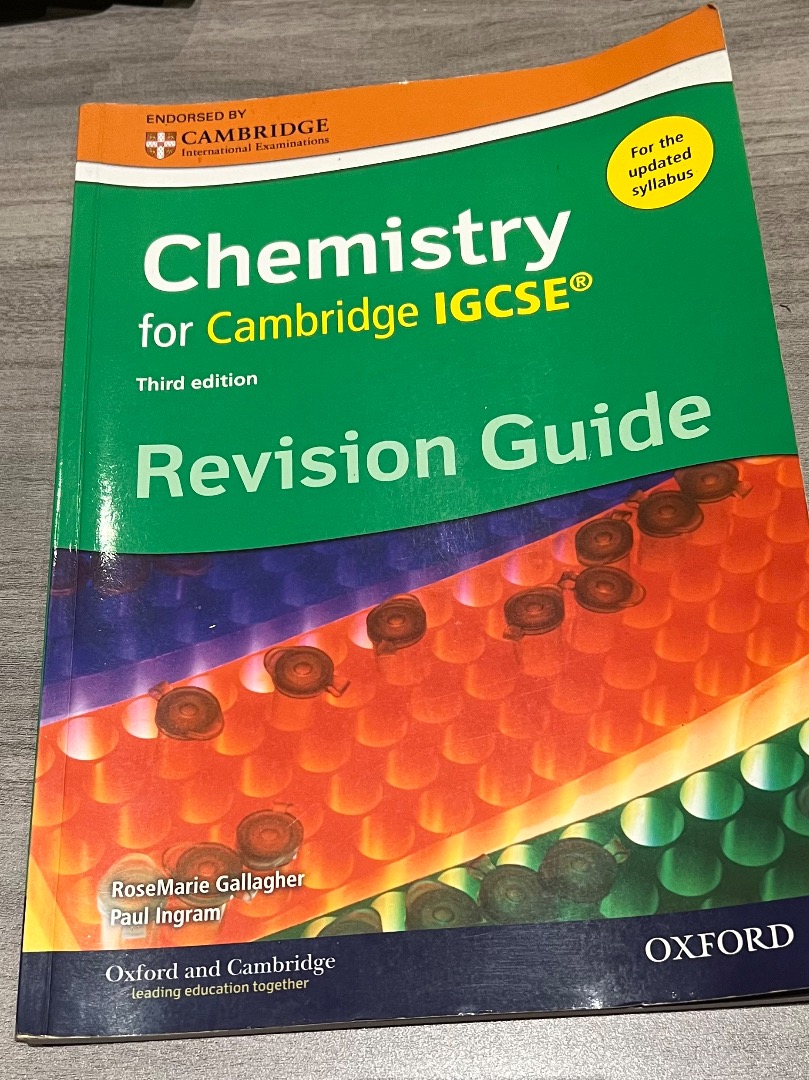Chemistry for Cambridge IGCSE Revision Guide, Hobbies & Toys, Books ...
