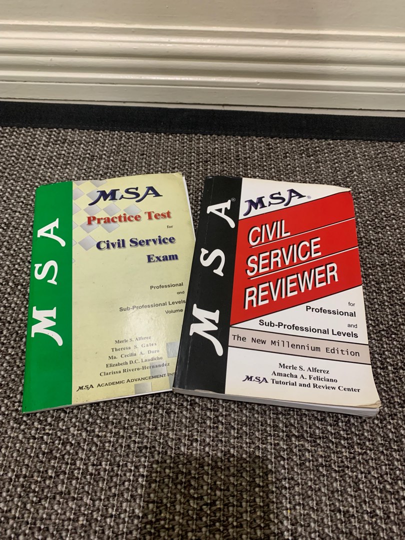 Civil Service Reviewer bundle, Hobbies & Toys, Books & Magazines ...
