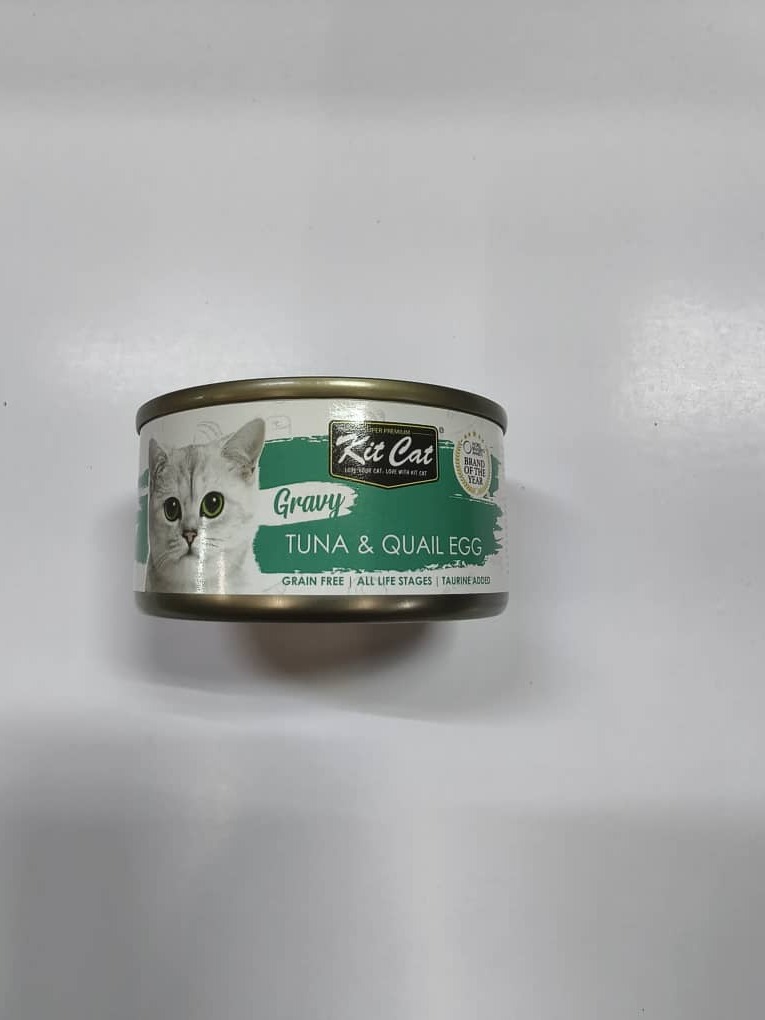 [CLEARANCE] Kit Cat 80g Tuna Quail Egg Gravy X 24(1 carton) EXP 5th Oct ...