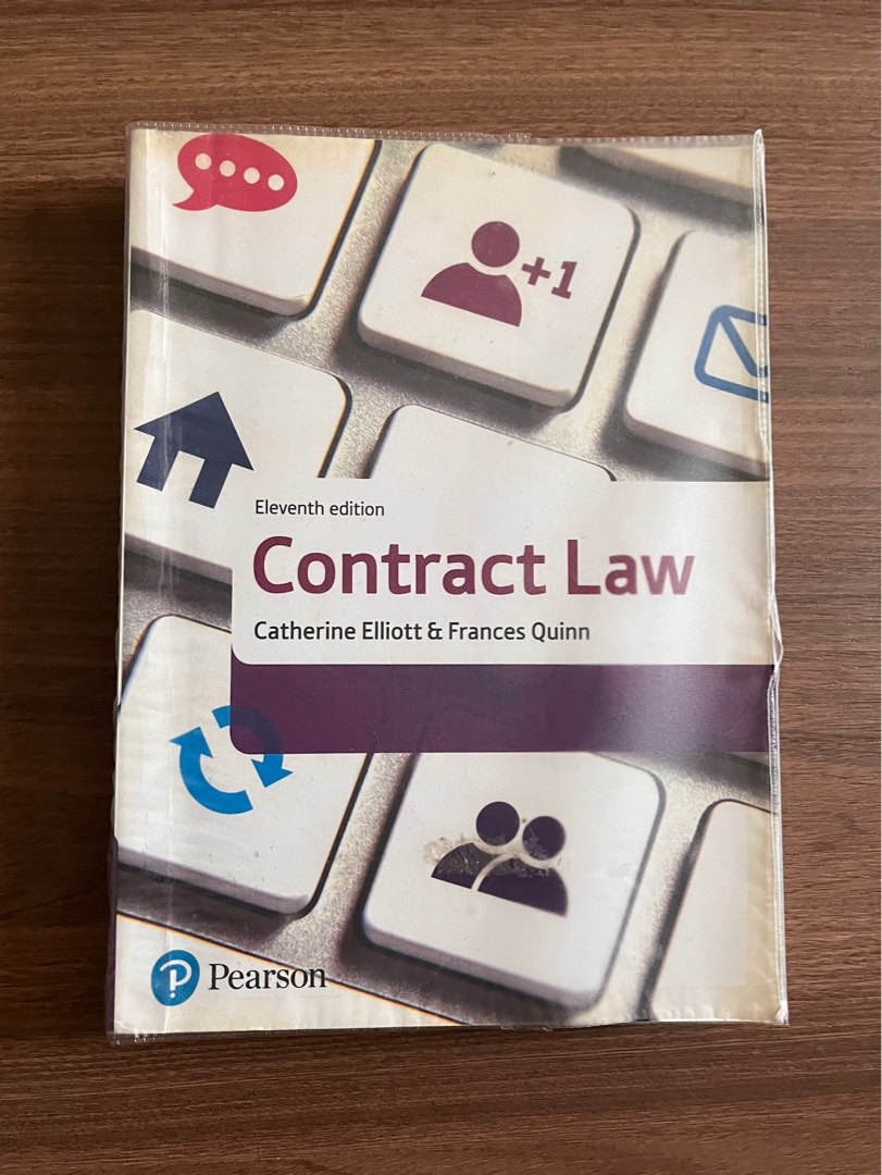 Contract Law Textbook (Elliot and Quinn), Hobbies & Toys, Books ...