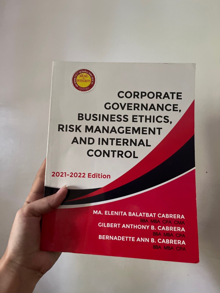 Corporate Governance, Business Ethics, Risk Management, and Internal ...