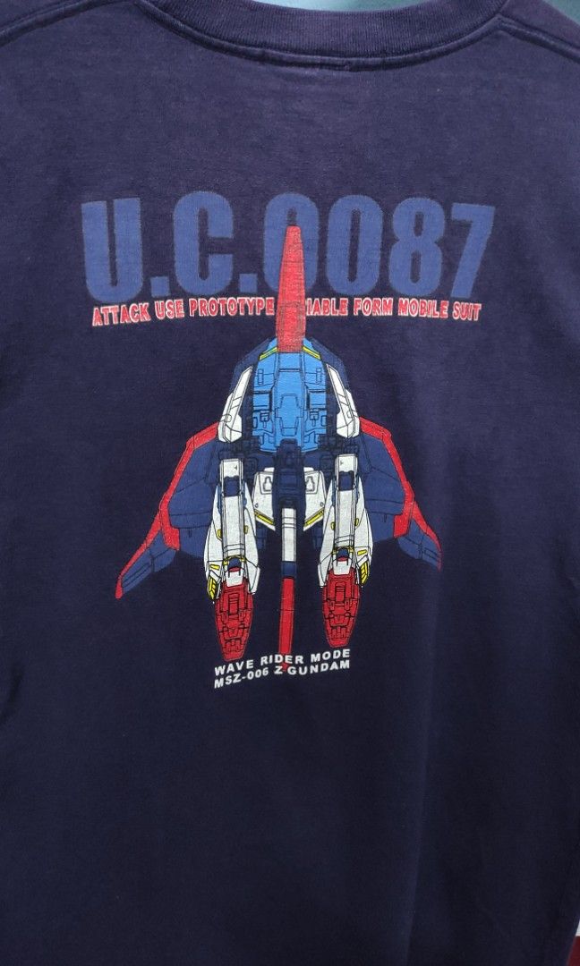 Cospa Z Gundam, Men's Fashion, Tops & Sets, Tshirts & Polo Shirts on Carousell