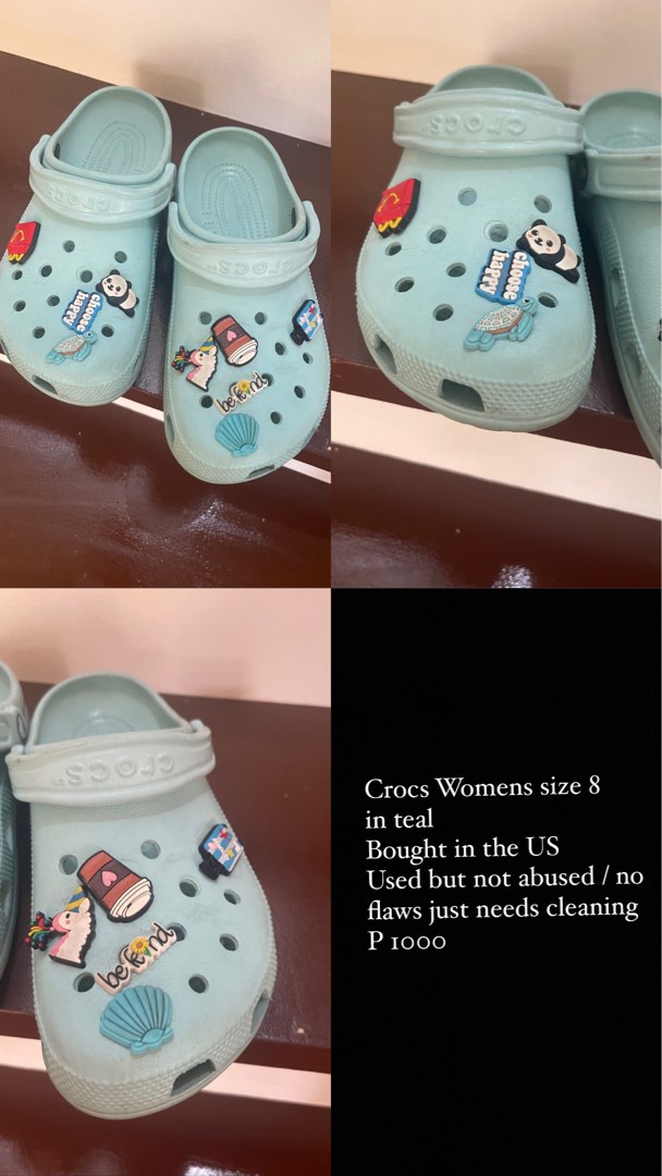 Crocs classic clogs, Women's Fashion, Footwear, Slippers and slides on ...