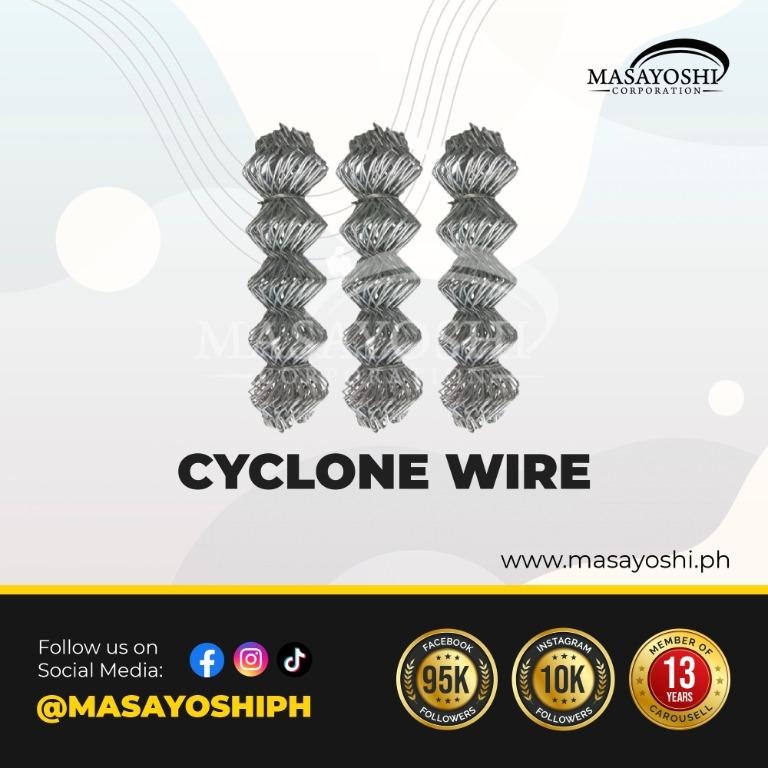 Cyclone Wire 2 x 2 x 2 x 2.7mm x 10m 3ft | Wire Netting | Wire Mesh ...