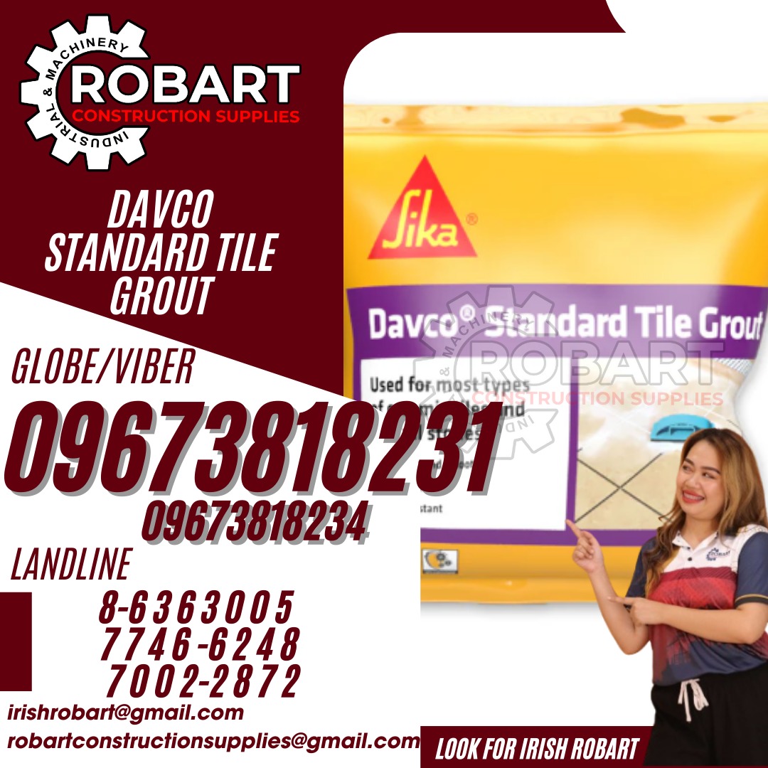 davco standard tile grout, Commercial & Industrial, Construction Tools ...