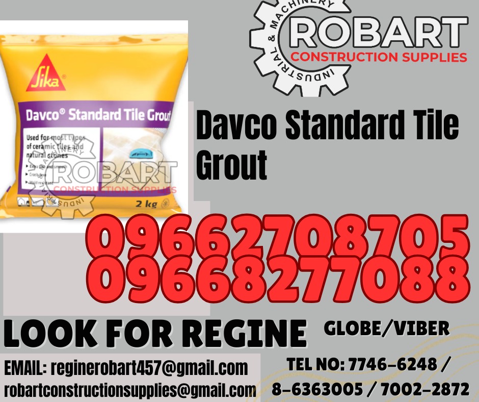 Davco Standard Tile Grout, Commercial & Industrial, Construction Tools ...